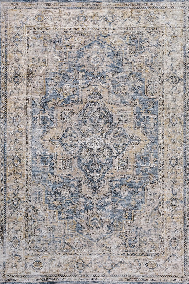 Allen Blue Traditional Rug – 160cm x 230cm – Adelaide Furniture and ...